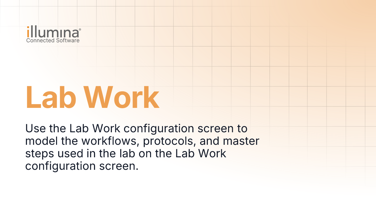 Lab Work | Illumina Connected Software