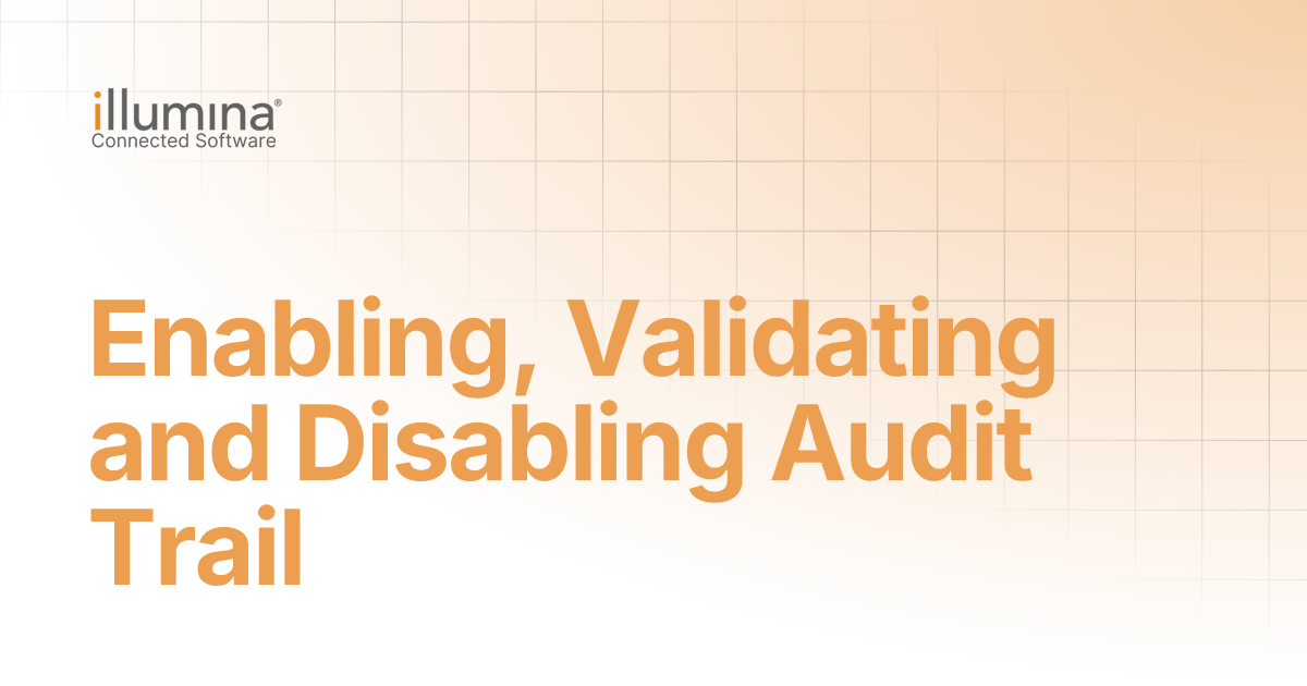 Enabling, Validating and Disabling Audit Trail | Clarity LIMS v6.3 ...