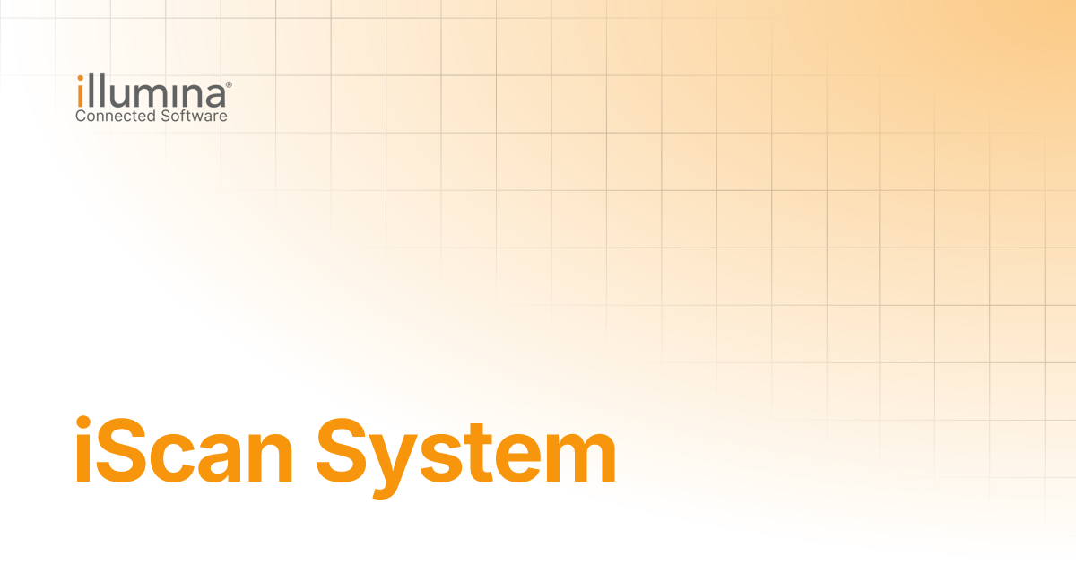 iScan System | Illumina Connected Software