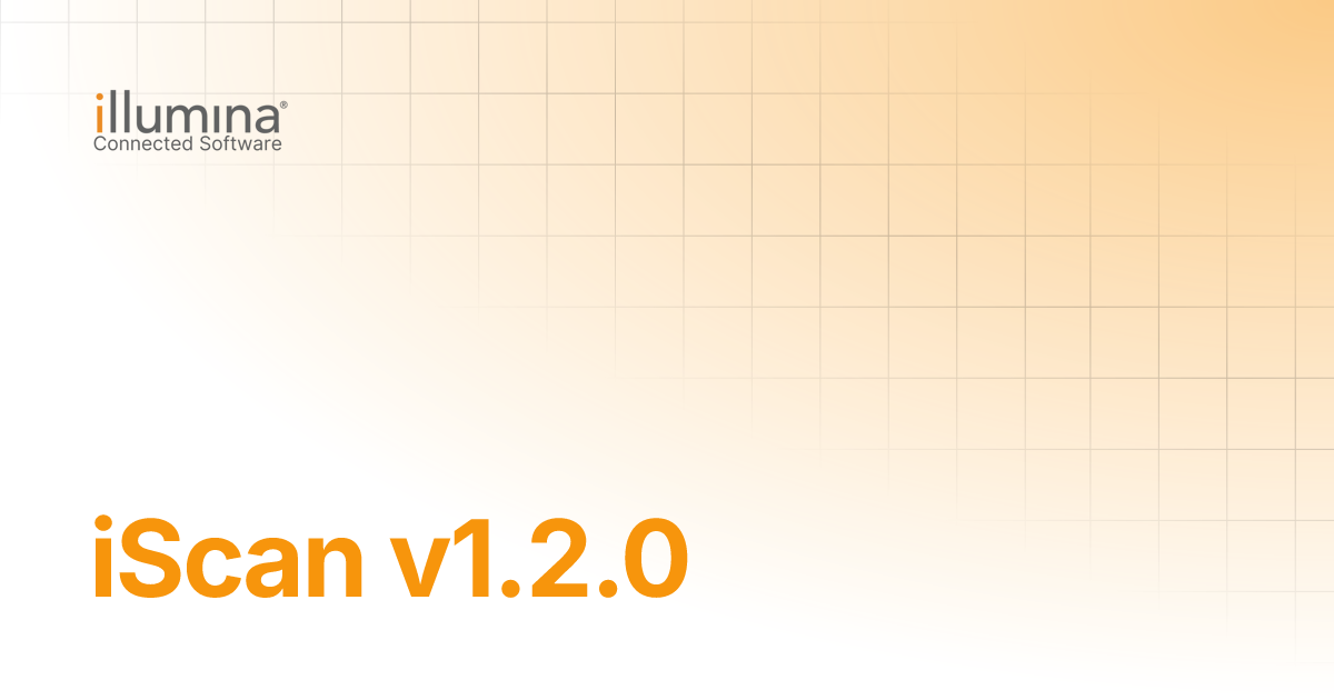iScan v1.2.0 | Illumina Connected Software