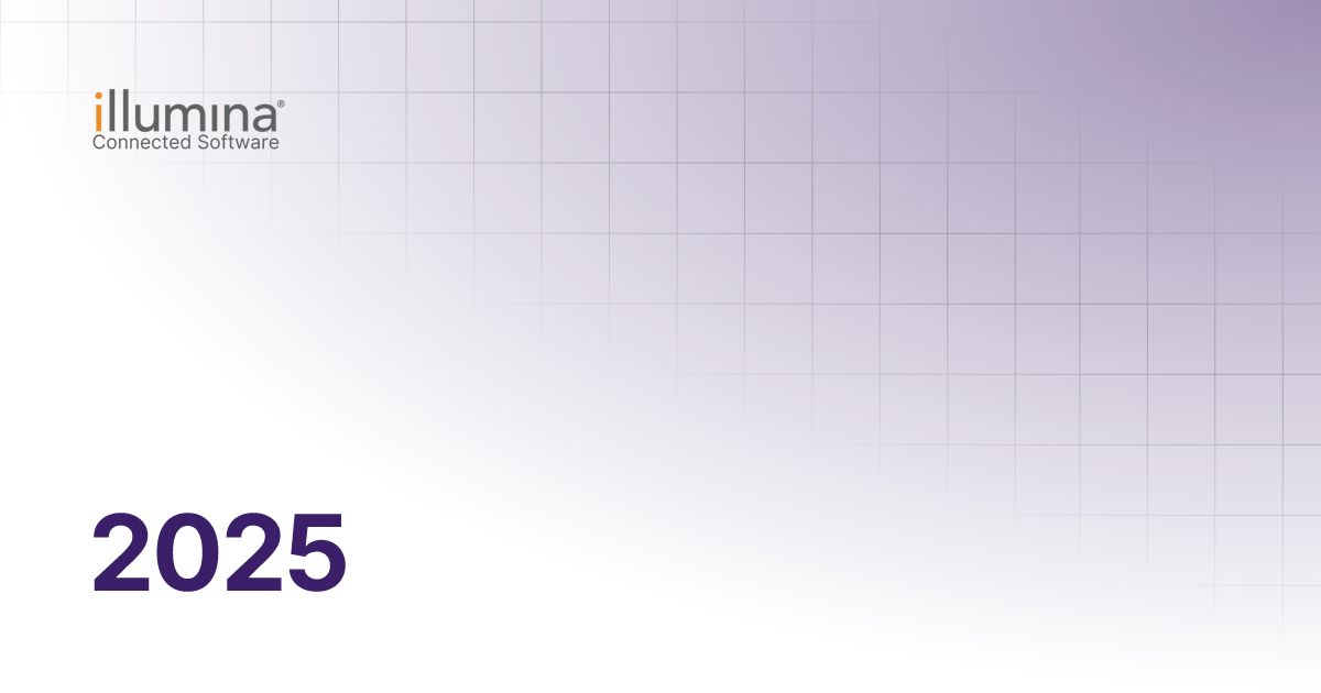 2025 | Illumina Connected Software