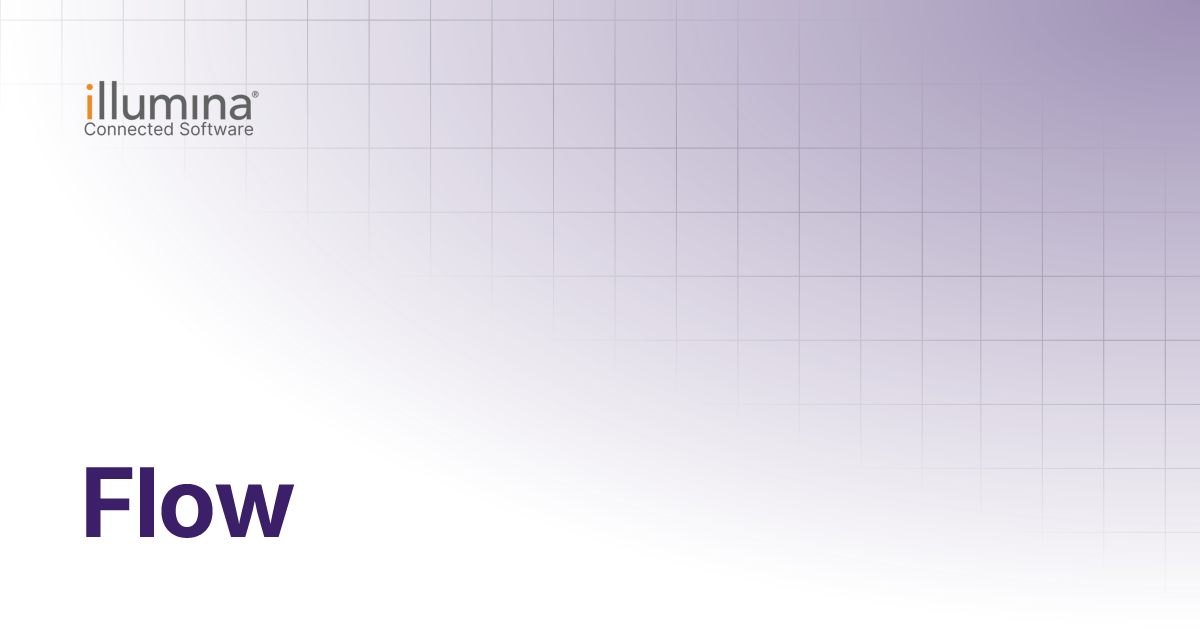 Flow | Illumina Connected Software