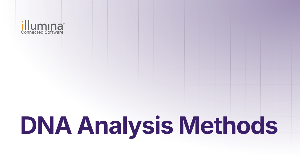 DNA Analysis Methods | Illumina Connected Software