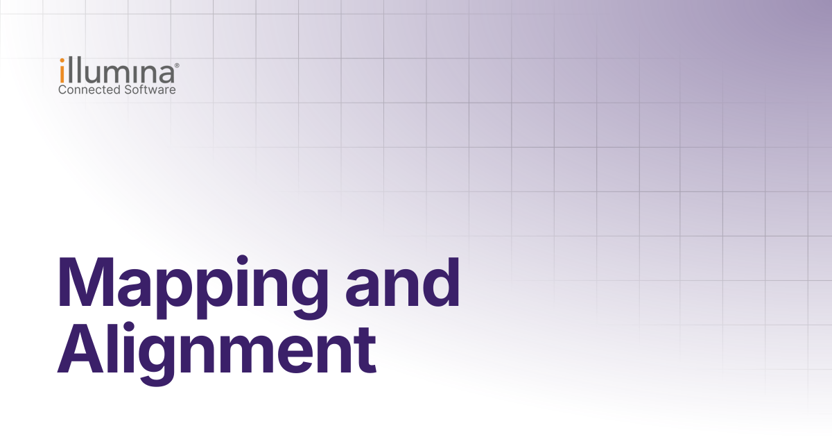 Mapping and Alignment | Illumina Connected Software